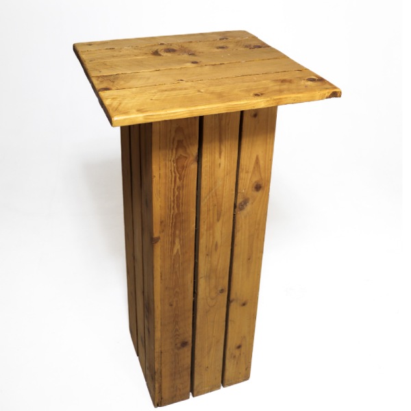 Rustic Poseur Table Hire - More Production Ltd