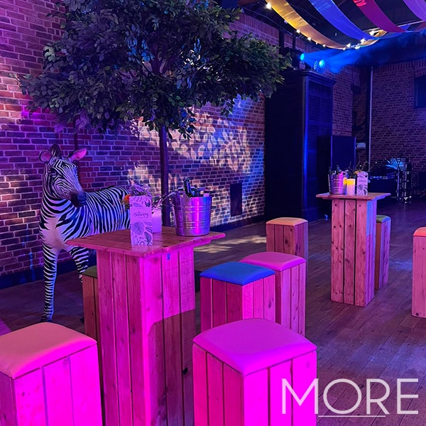 Rustic Poseur Table Hire - More Production Ltd